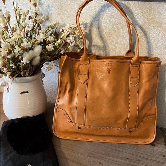Frye | Bags | Frye Madison Shopper Leather Tote Bag | Poshmark